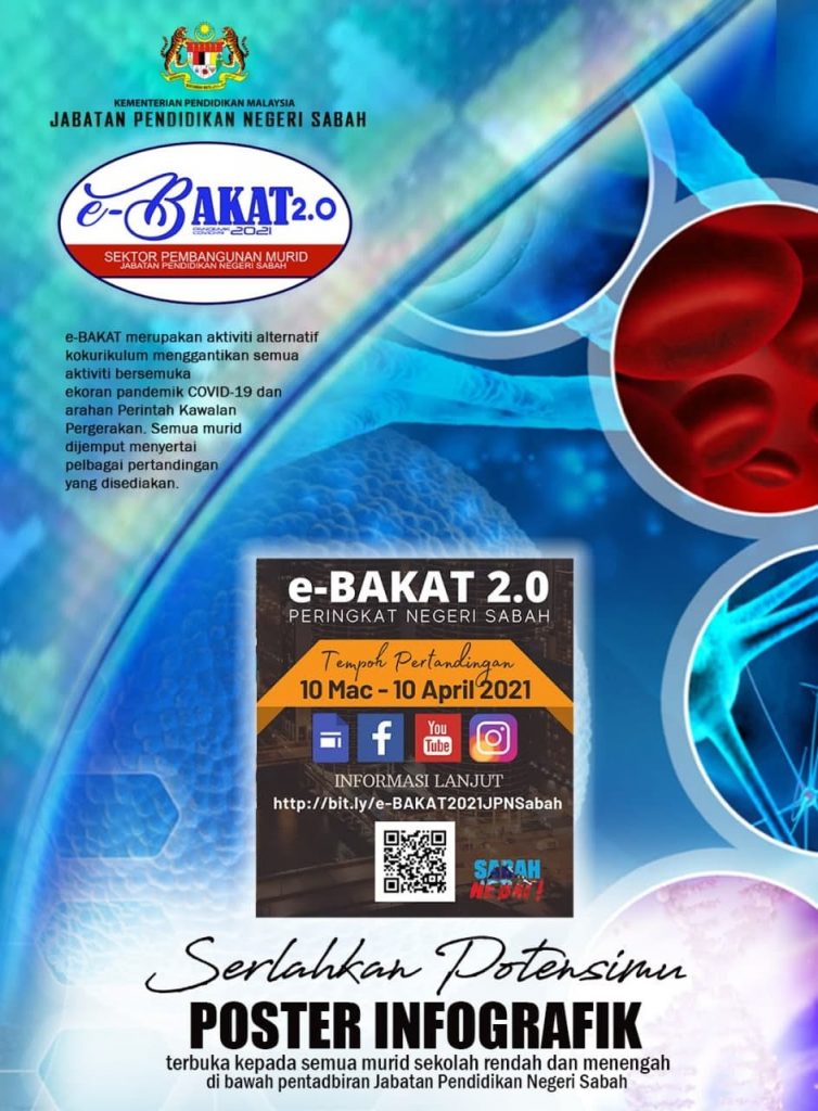 Program E-Bakat 2.0 JPN Sabah (Pertandingan Poster Infografik) – 亚庇中学