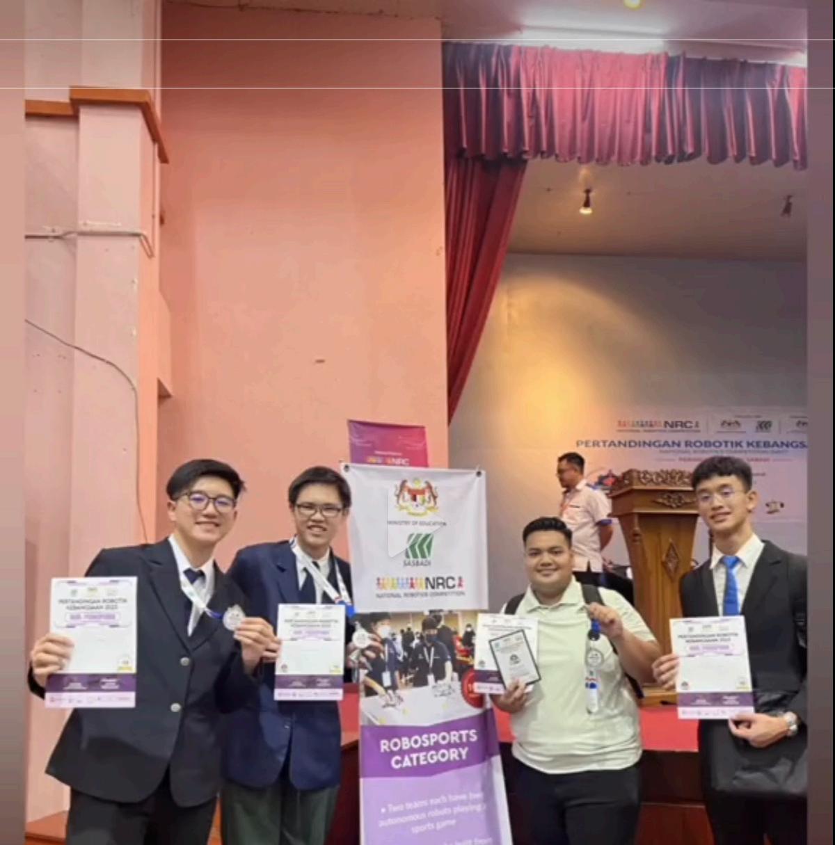 PERTANDINGAN ROBOTIK KEBANGSAAN 2023 (NRC) PERINGKAT NEGERI SABAH – 亚庇中学